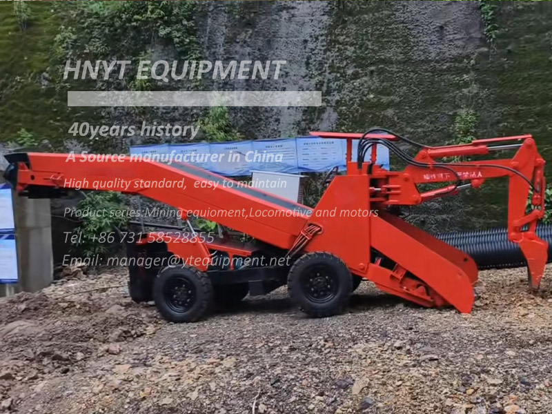 ZWY60 Wheel Belt Underground Mining Mucker Delivered to Metal Mine ...